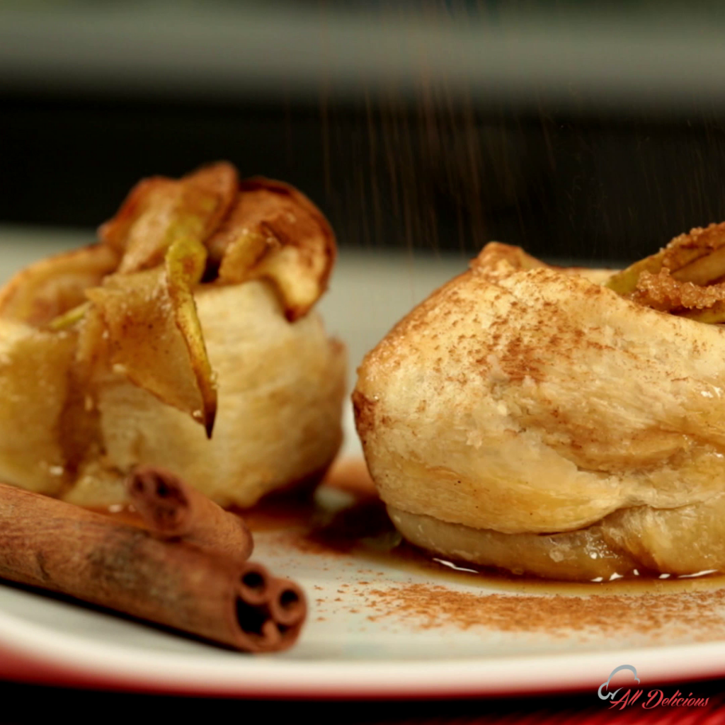 Apple Puff Pastry Baskets - So Delicious