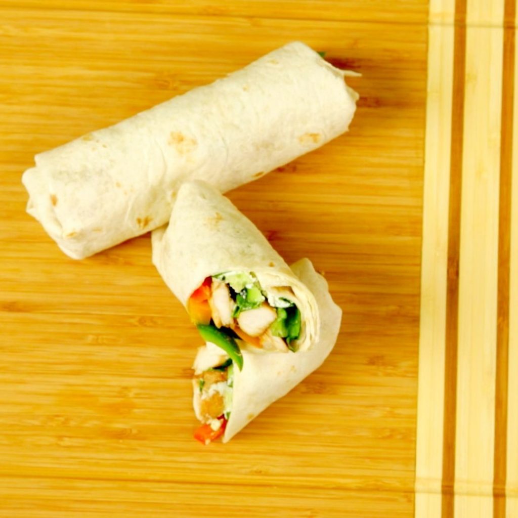 Chicken and Bell Pepper Tortilla Wrap - So Delicious