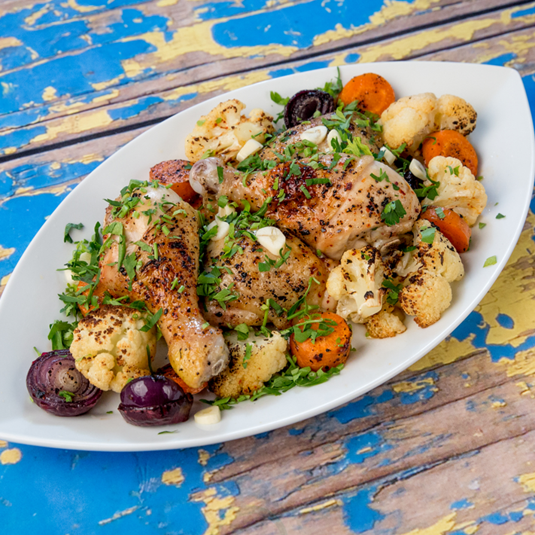 Grilled Chicken with Carrot Mash - So Delicious