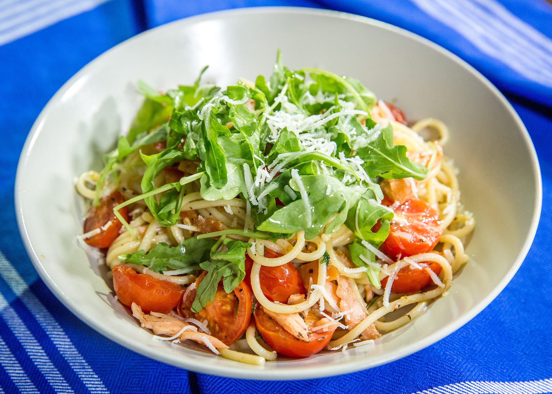 Smoked Salmon and Anchovy Spaghetti | So Delicious